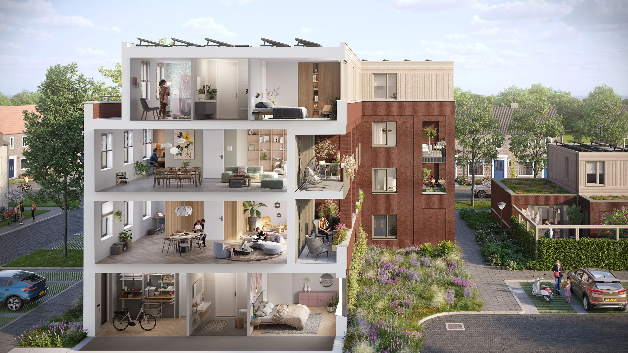 Studio Appartement Plattegronden 3d Urban Villas YUCONVR